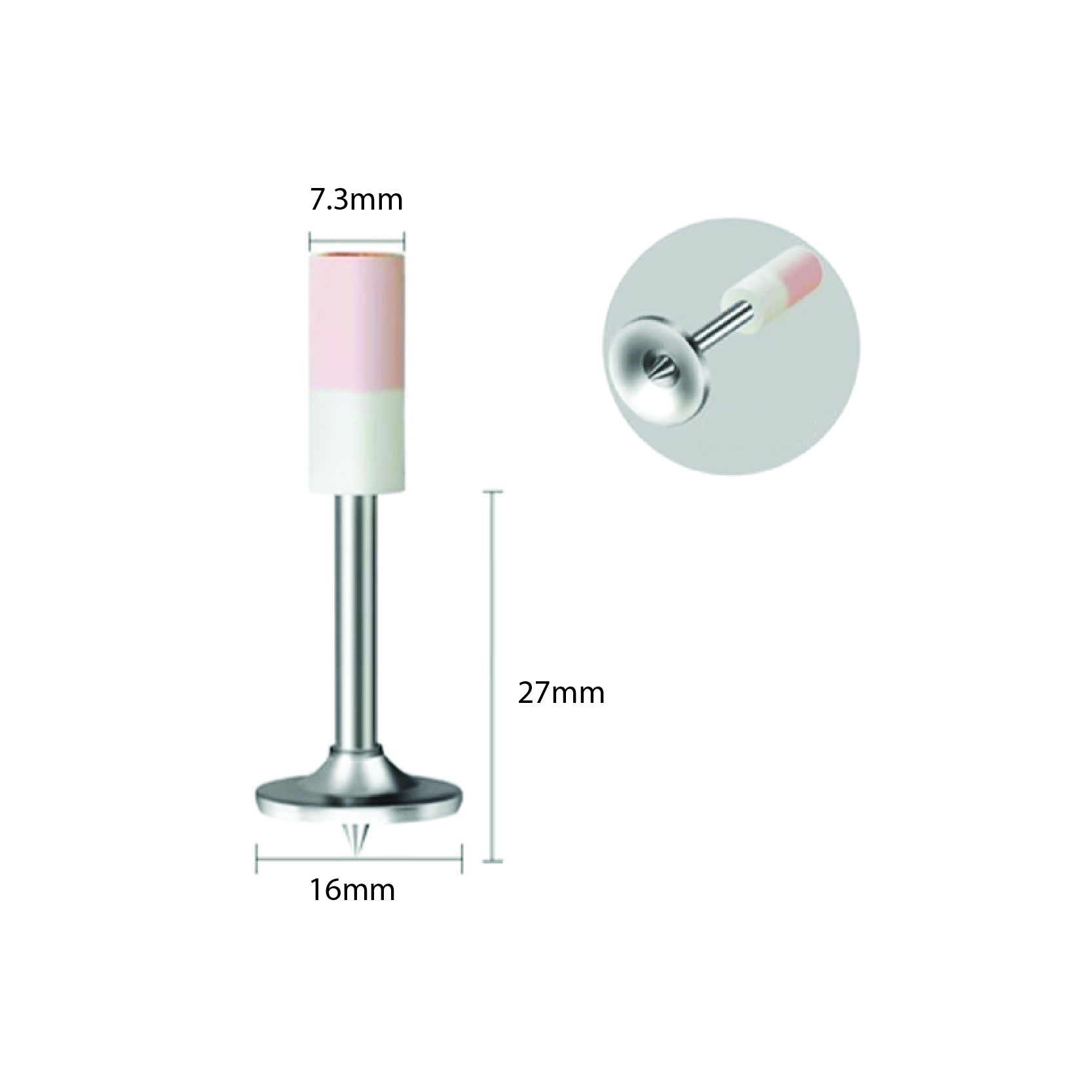27mm Powder Actuated Nail with 16mm Washer – 200 pcs – Rambo